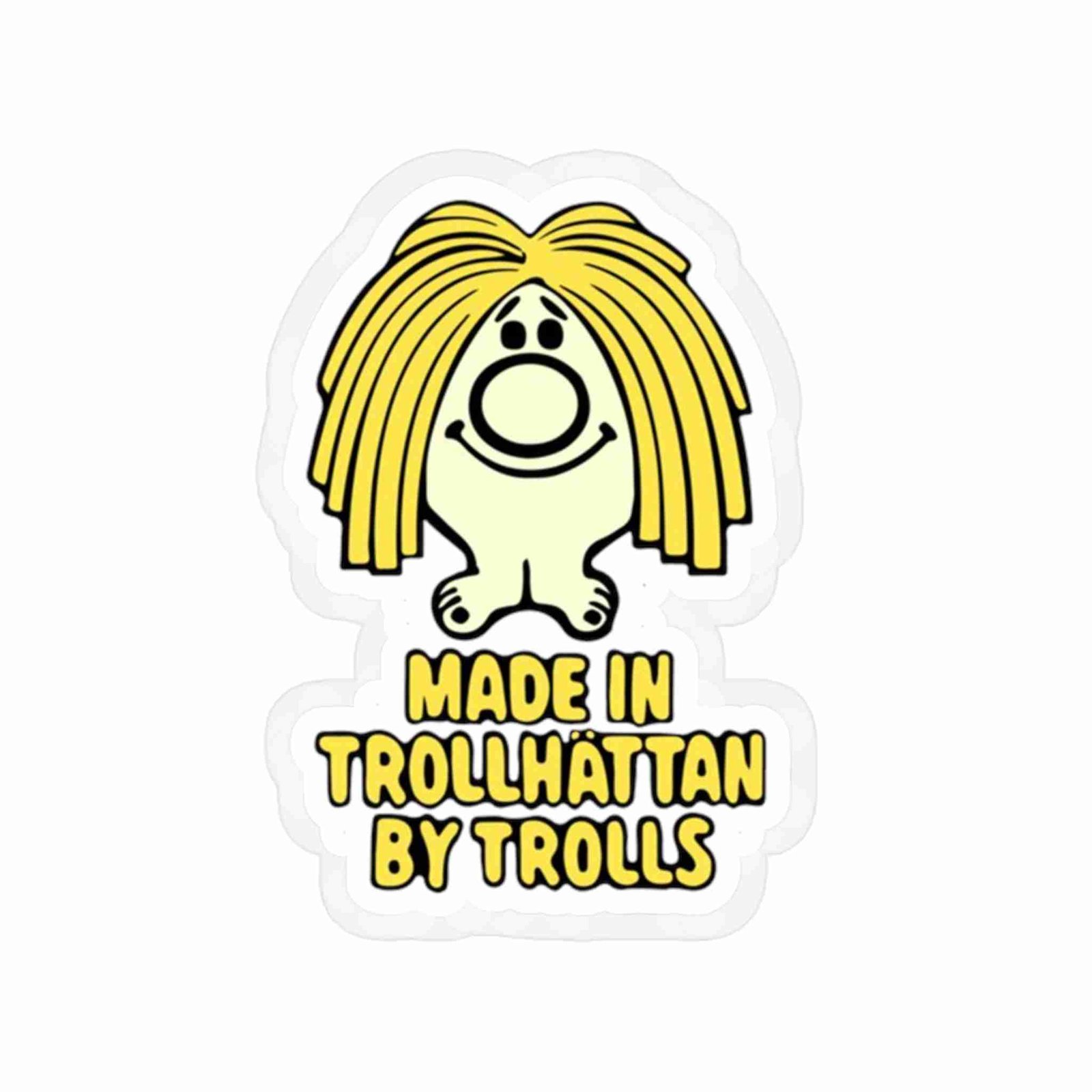Made in Trollhättan by Trolls Classic Outdoor Sticker - Saab Trolls