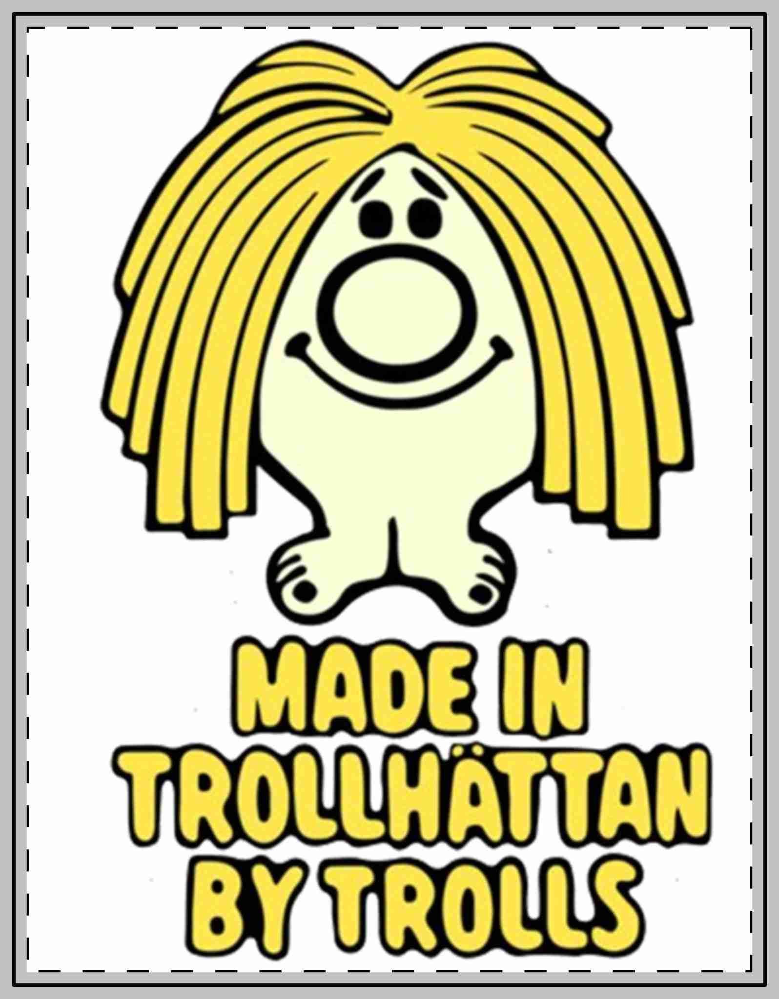 Made in Trollhättan by Trolls Magnet - Saab Trolls