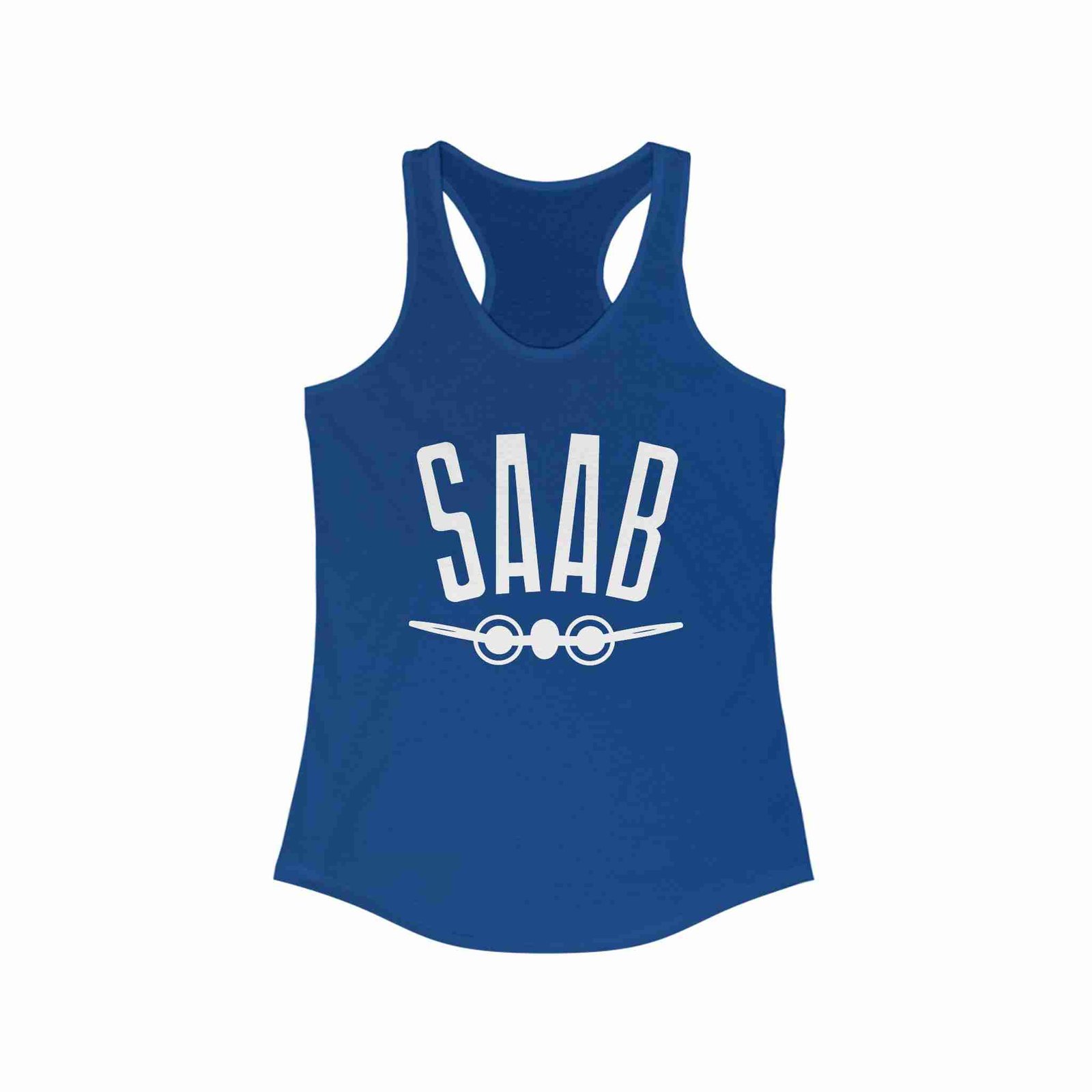 Vintage Saab Racerback Tank Top - Saab Trolls